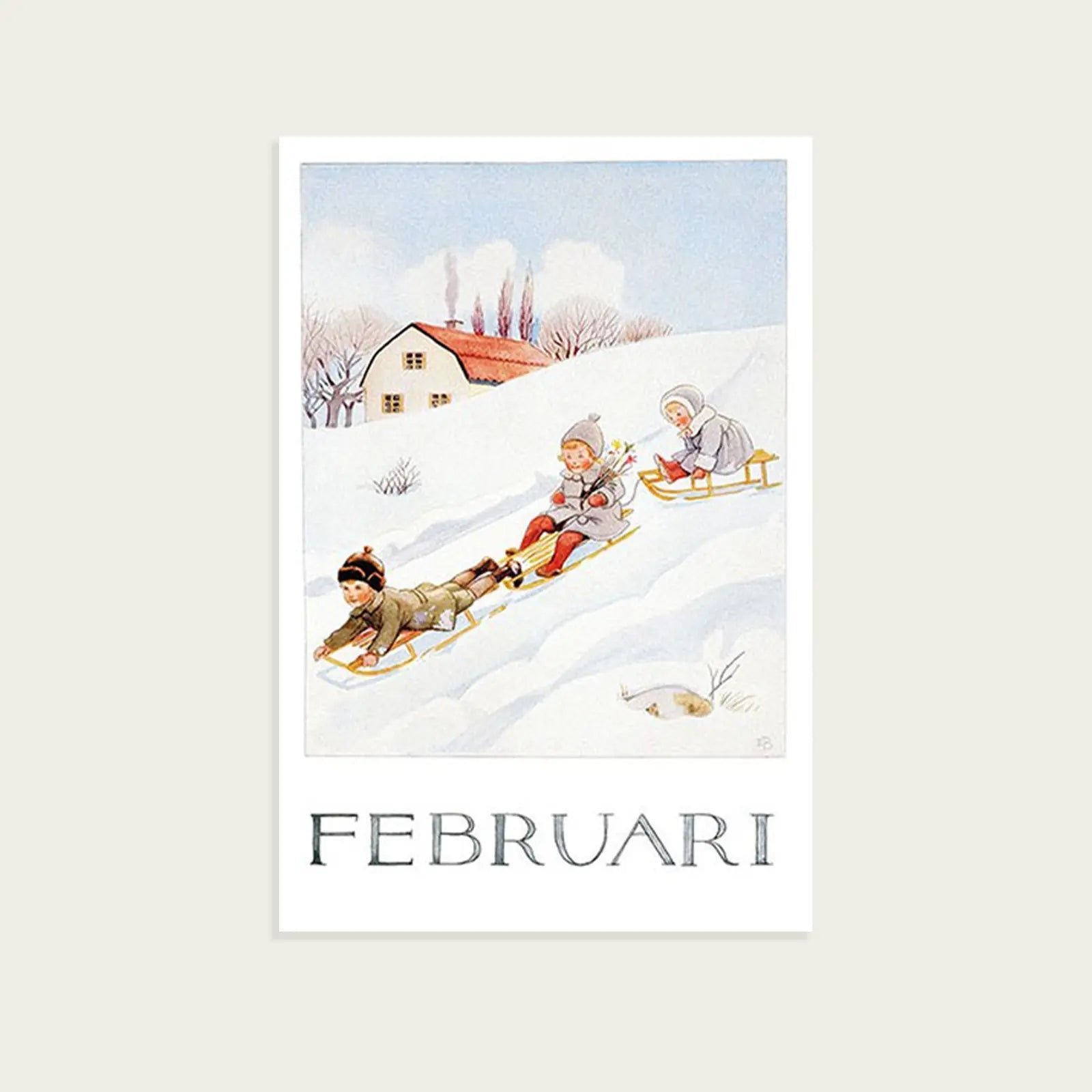 Vykort månadsbild - februari